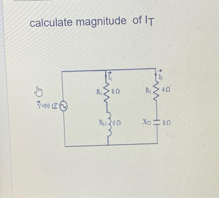 Solved calculate magnitude of IT | Chegg.com