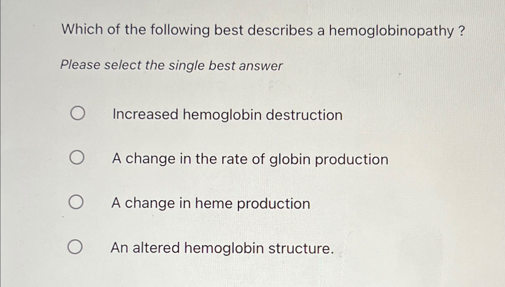 Solved Which of the following best describes a | Chegg.com