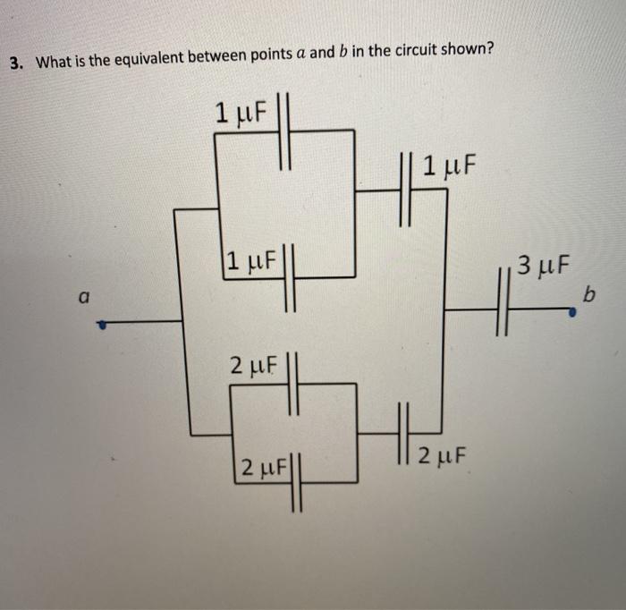 Solved 3. What is the equivalent between points a and b in | Chegg.com