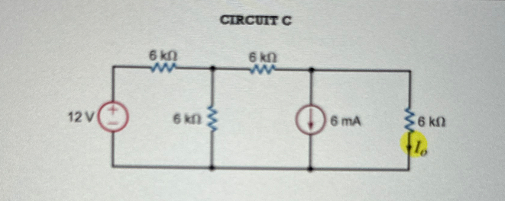 Solved In the circuit below, find the current Io using | Chegg.com