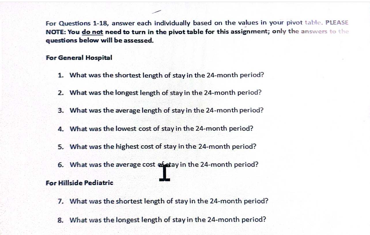 Solved For Questions 1-18, ﻿answer each individually based | Chegg.com