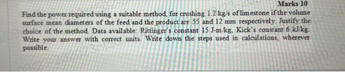 Solved Find the power required using a suitable method, for | Chegg.com