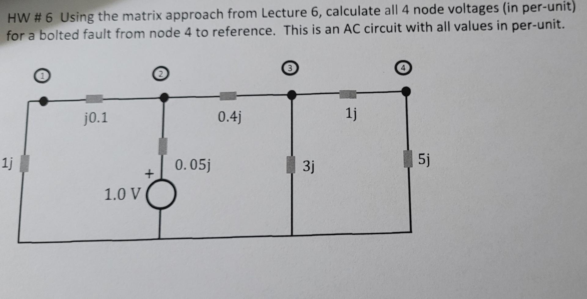 Solved HW # 6 Using the matrix approach from Lecture 6, | Chegg.com