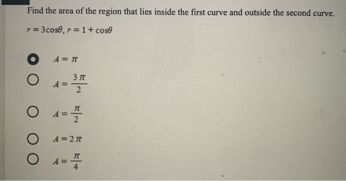 Solved i got a=2 times pie over 2 which equal s pie am i | Chegg.com