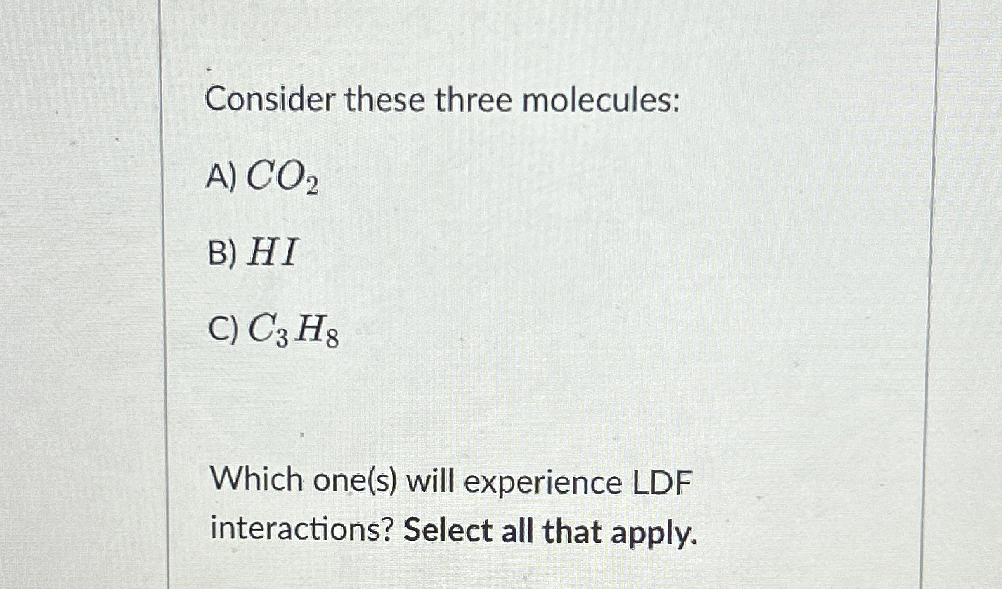 Solved Consider these three | Chegg.com