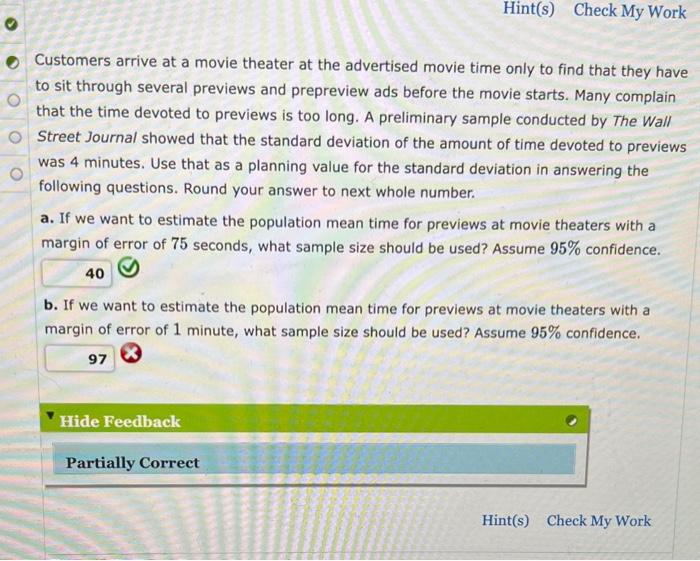 Solved Customers arrive at a movie theater at the advertised | Chegg.com