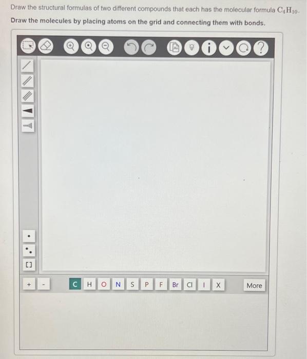 Solved Draw the structural formulas of two different | Chegg.com