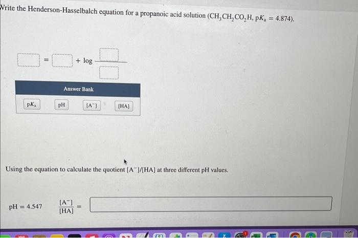 Solved Using the equation to calculate the quotient | Chegg.com