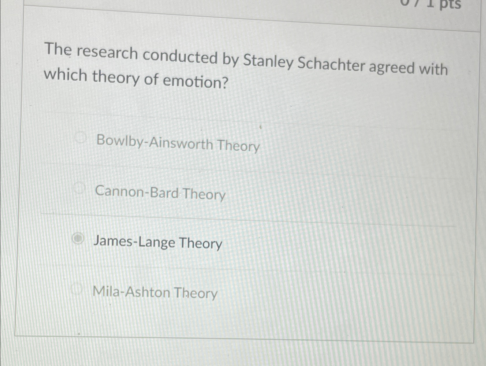 Solved The research conducted by Stanley Schachter agreed | Chegg.com