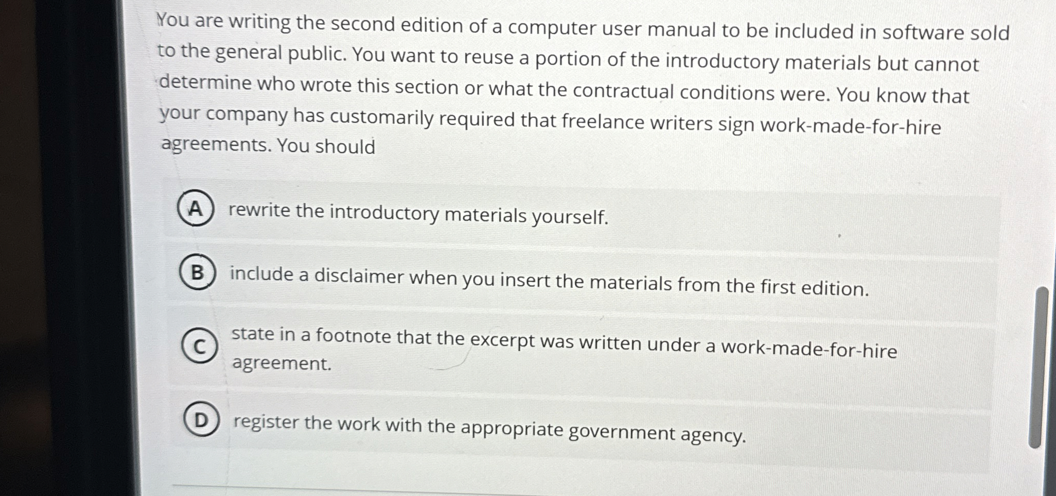 You are writing the second edition of a computer user | Chegg.com