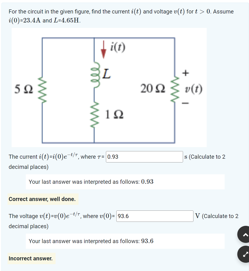 Solved For the circuit in the given figure, find the current | Chegg.com