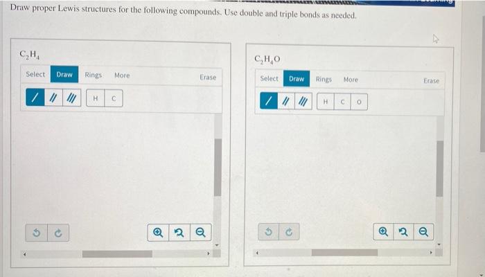 Solved Draw proper Lewis structures for the following | Chegg.com