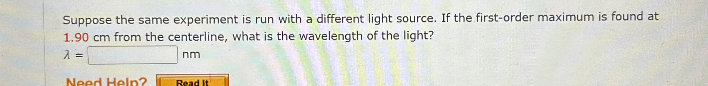 Solved Suppose the same experiment is run with a different | Chegg.com