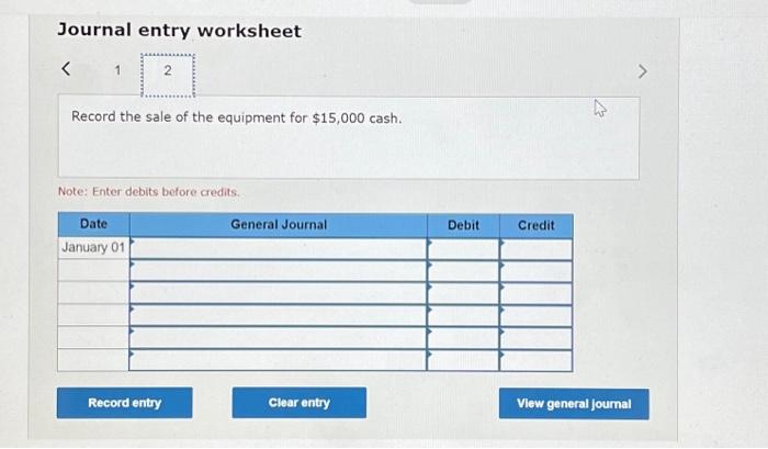 Solved Journal entry worksheet Record the sale of the | Chegg.com