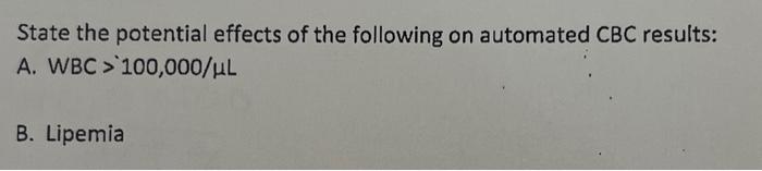 Solved C. Discuss the lymphocyte subset distribution in HIV | Chegg.com