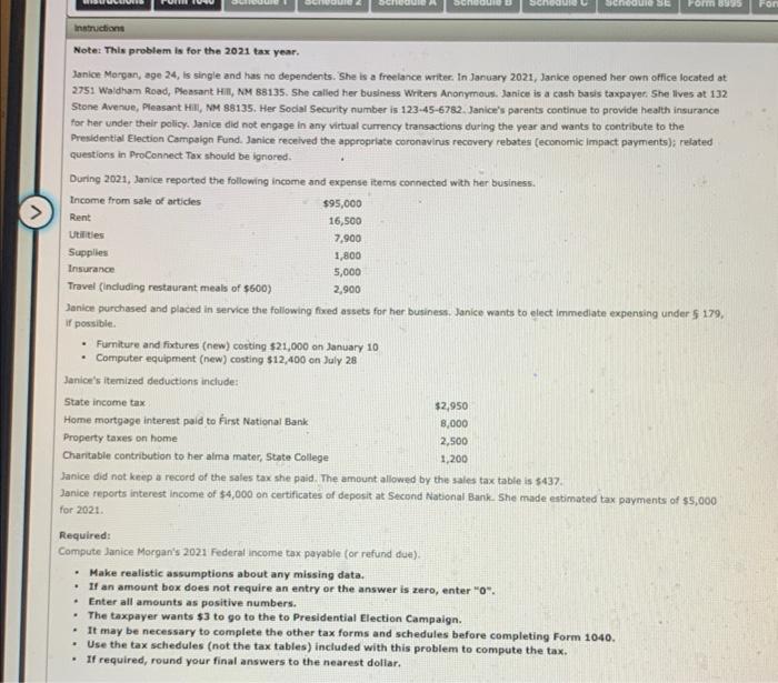 Janice Morgan, age 24, is single and has no | Chegg.com