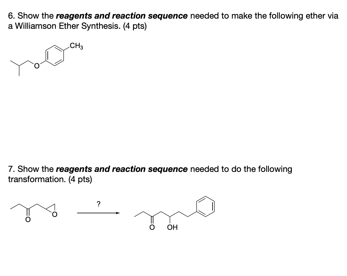 Solved Show the reagents and reaction sequence needed to | Chegg.com