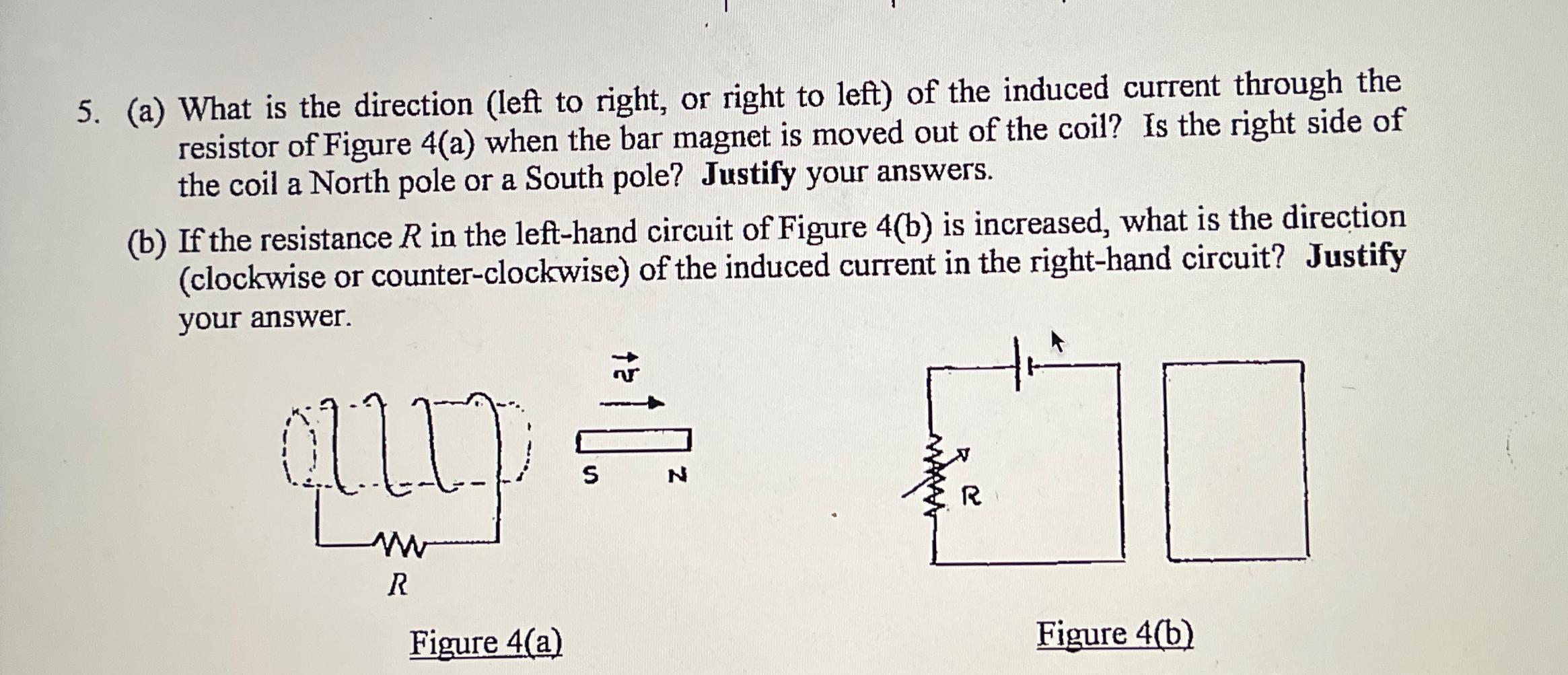 Solved (a) ﻿What is the direction (left to right, or right | Chegg.com