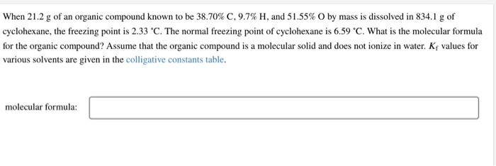 Solved A 1.264 g sample contains only vitamin C(C6H8O6) and | Chegg.com