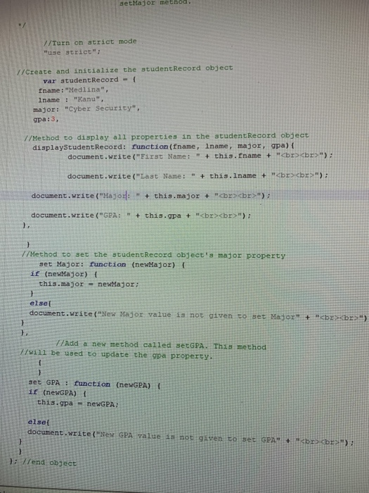 programmer defined objectsI don't know why the code | Chegg.com