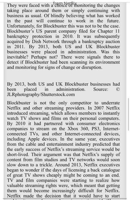 Solved Introduction Netflix was co-founded in 1997 by Reed | Chegg.com