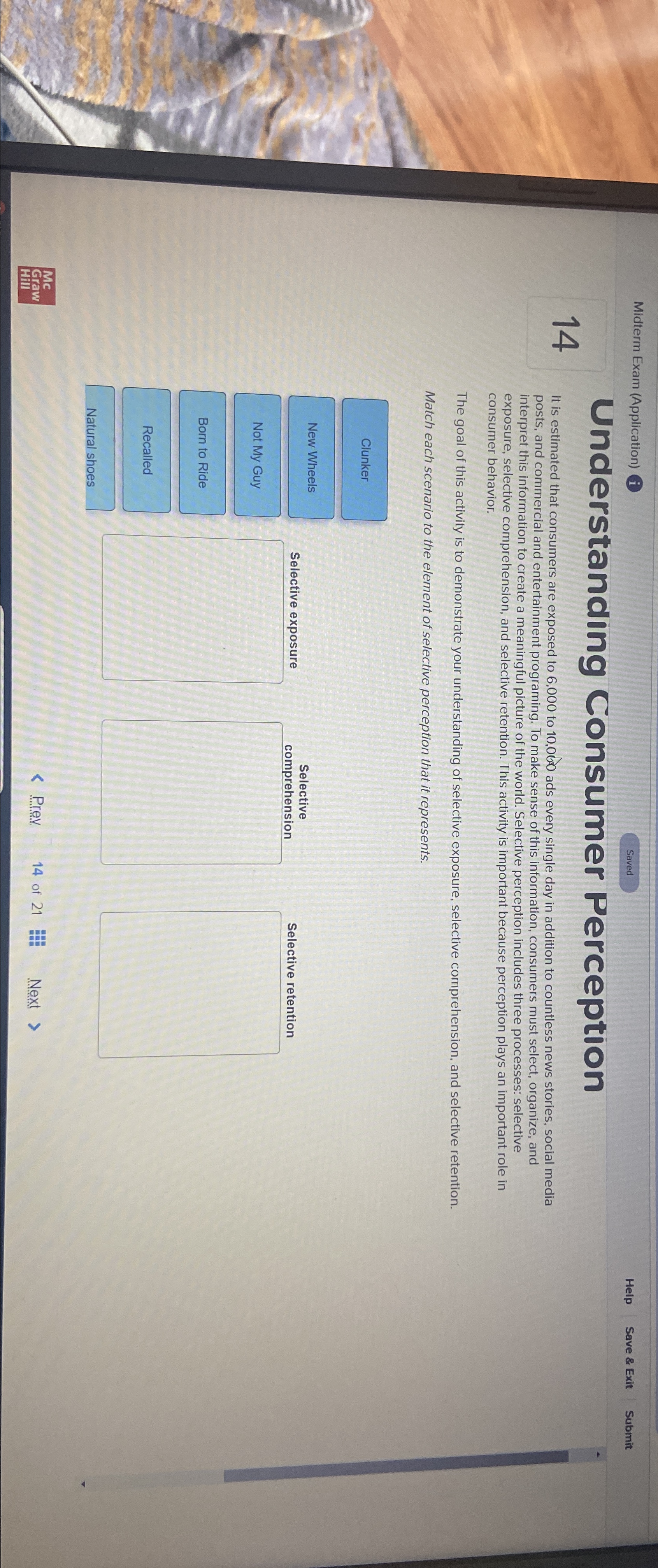 Solved Midterm Exam (Application)SavedHelpSave & | Chegg.com