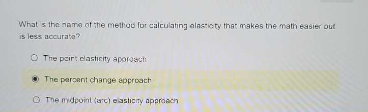Solved What is the name of the method for calculating | Chegg.com