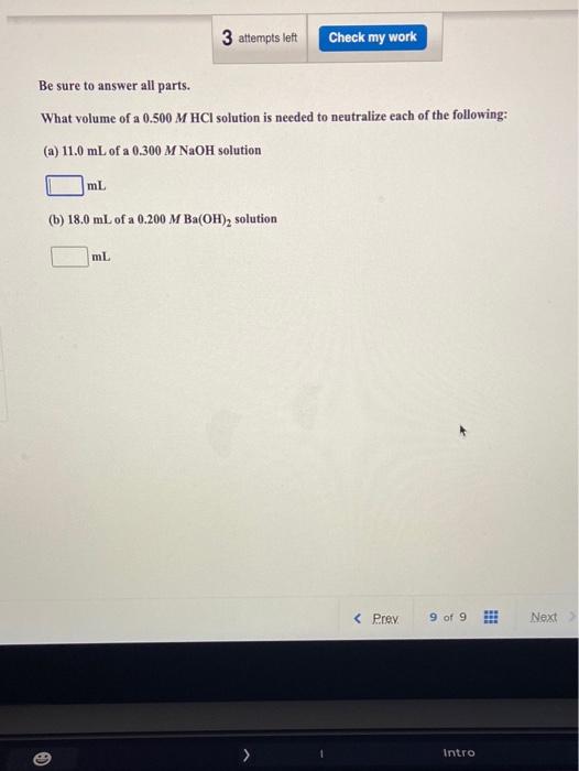 Solved 3 attempts left Check my work Enter your answer in | Chegg.com