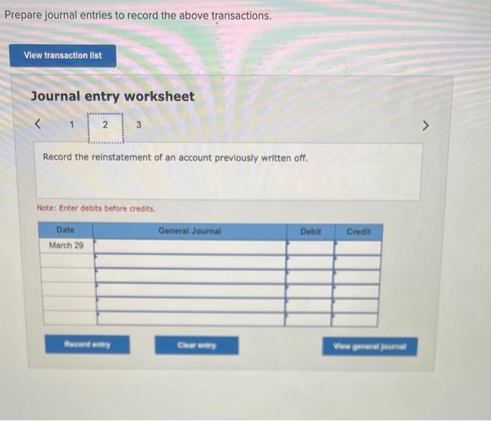 Solved Exercise 7-4 (Algo) Direct write-off method LO P1 | Chegg.com