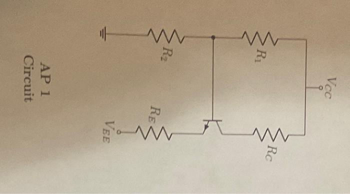 Solved Assessment Problem 1. Determine IC and VCE for the | Chegg.com
