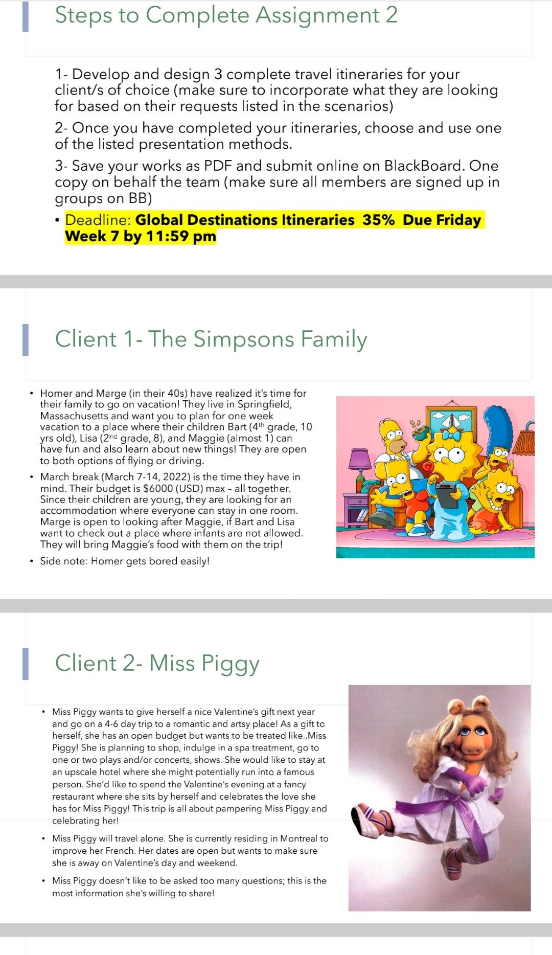 Solved | Assignment Objective . • This assignment is a | Chegg.com