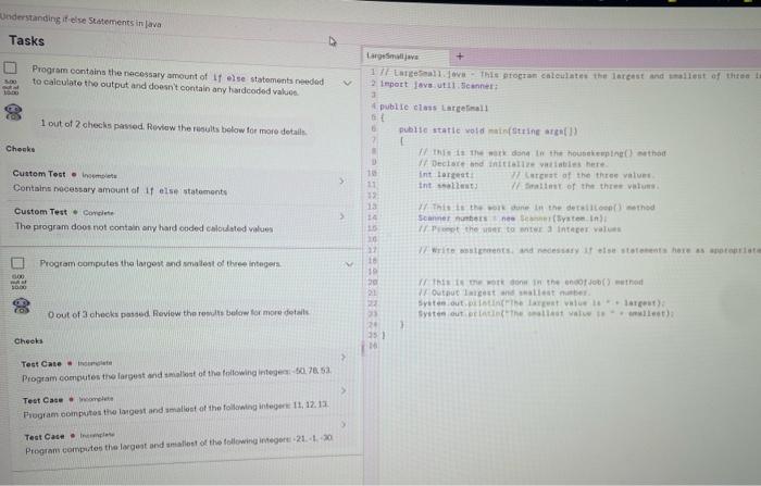 Solved GradingProgram comcutes the fargest and tmalkat of | Chegg.com