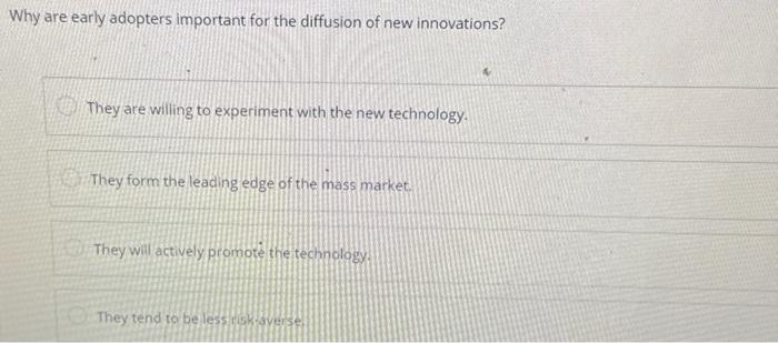 Solved Why are first movers in an embryonic industry | Chegg.com