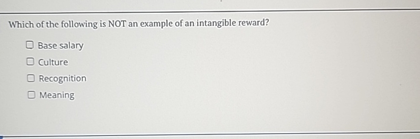 Solved Which of the following is NOT an example of an | Chegg.com
