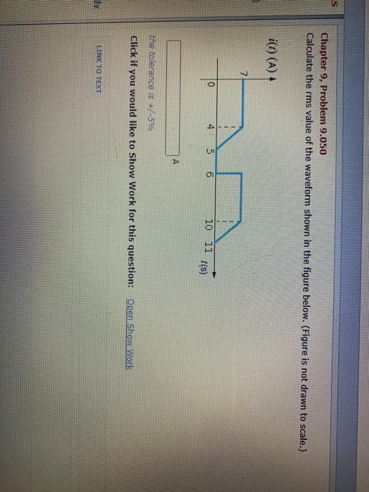 Solved ES Chapter 9, Problem 9.050 Calculate the rms value | Chegg.com