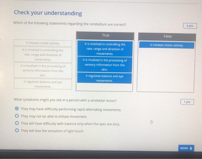 Solved Check your understanding Which of the following | Chegg.com
