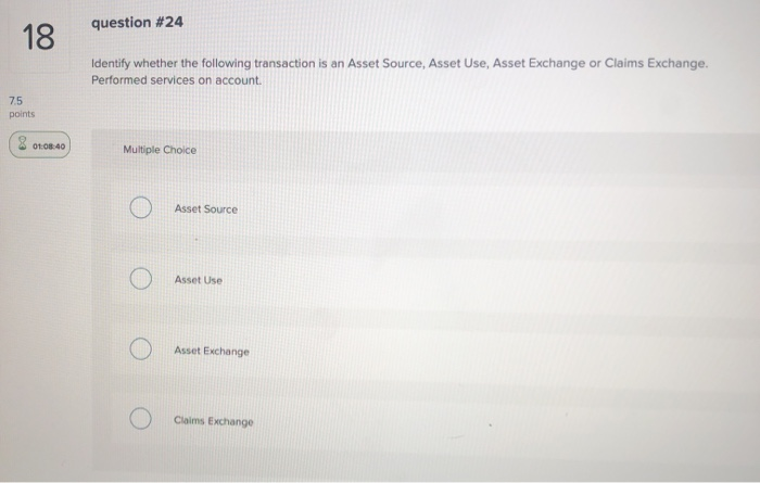 Solved question #24 18 Identify whether the following | Chegg.com