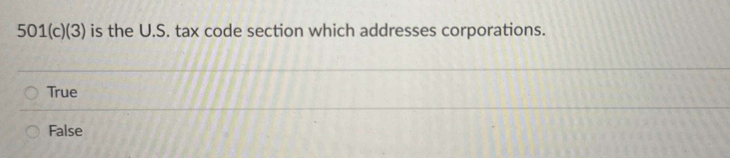 Solved 501(c)(3) ﻿is the U.S. ﻿tax code section which | Chegg.com