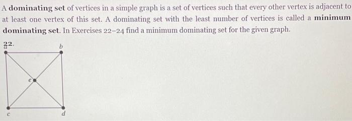 Solved A clique in a simple undirected graph is a complete | Chegg.com