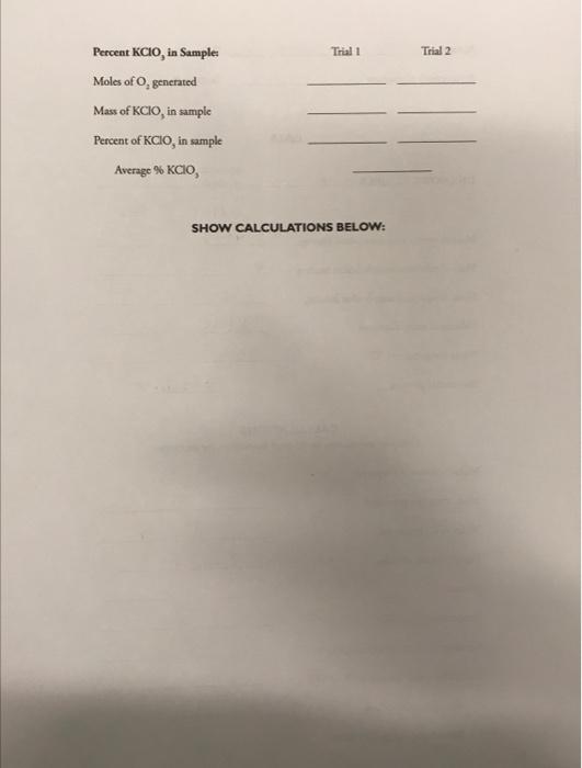 Solved CALCULATIONS Show your calculations in the space | Chegg.com