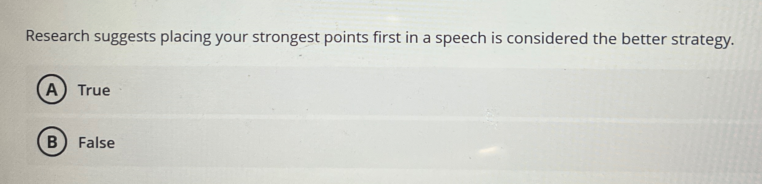 Solved Research suggests placing your strongest points first | Chegg.com