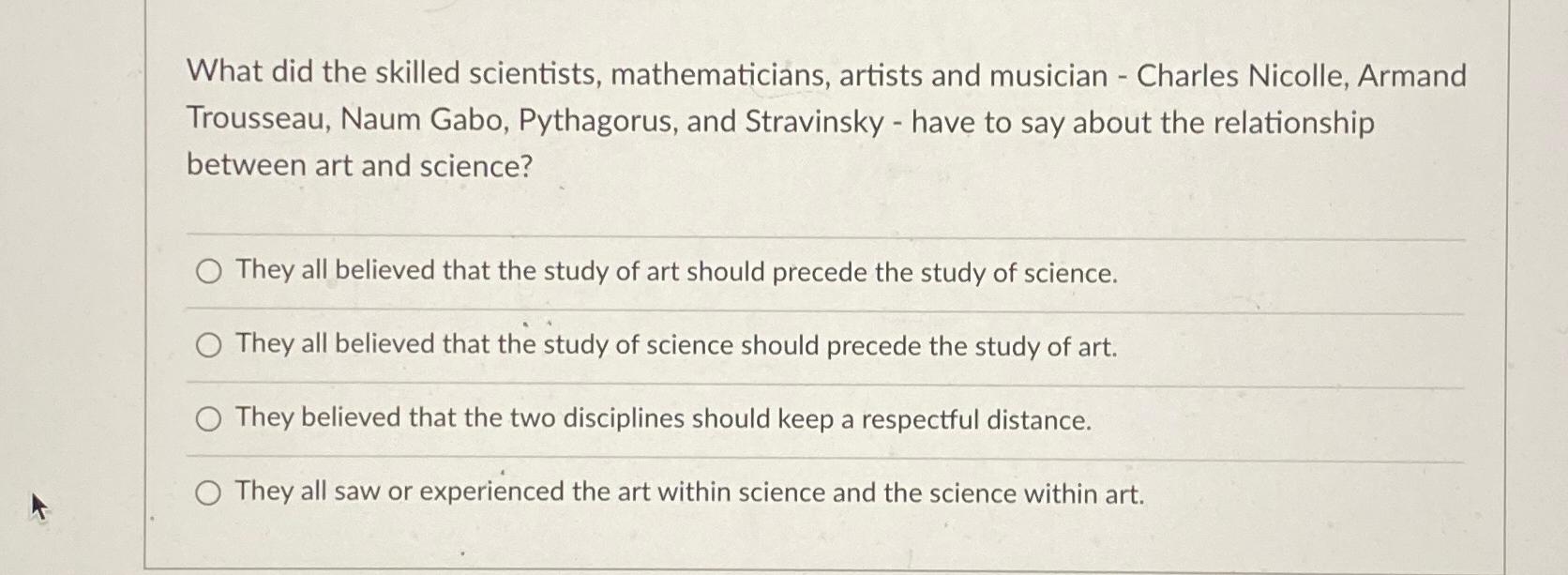 Solved What did the skilled scientists, mathematicians, | Chegg.com