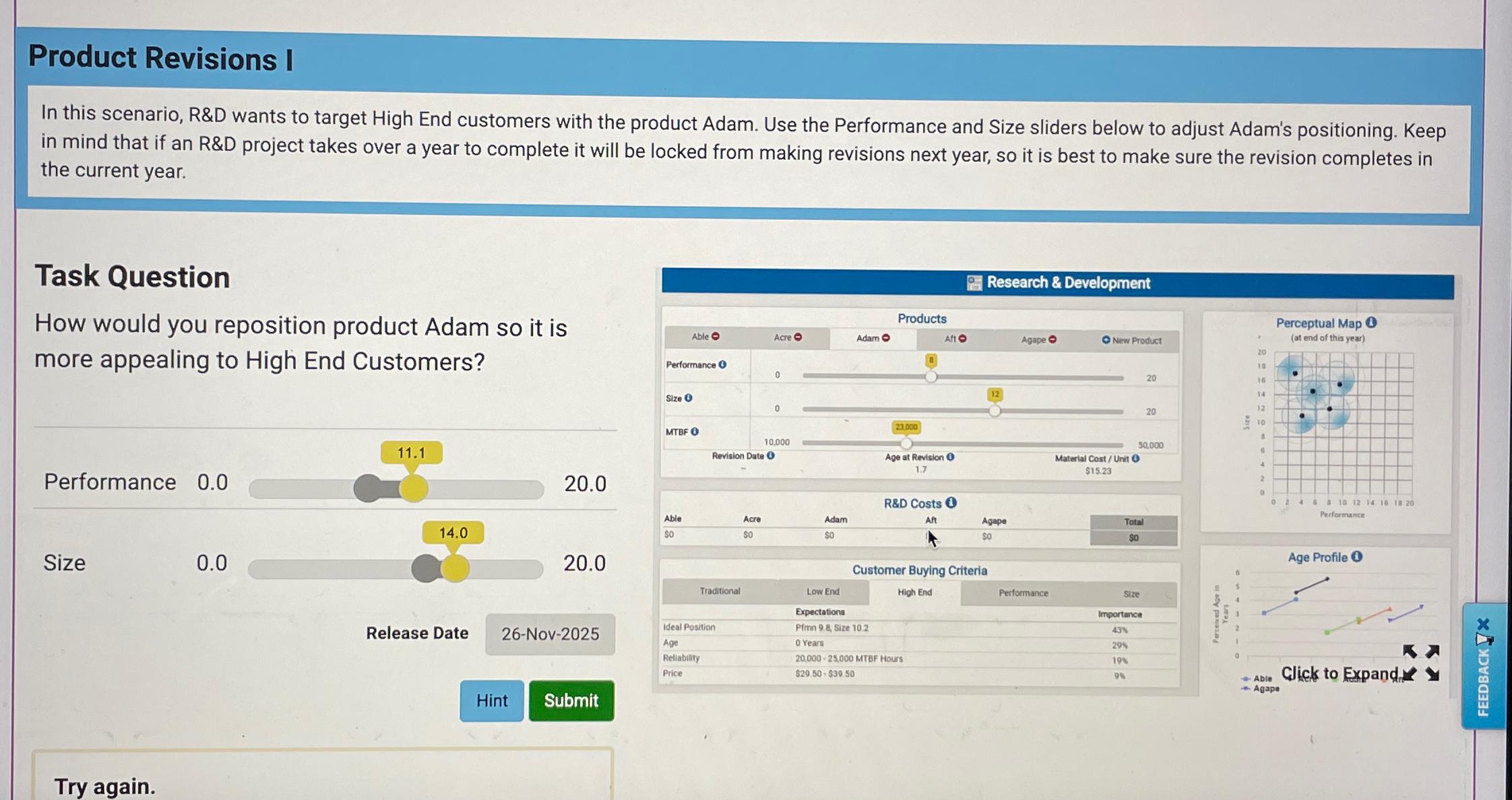 Solved Product Revisions IIn this scenario, R&D wants to | Chegg.com