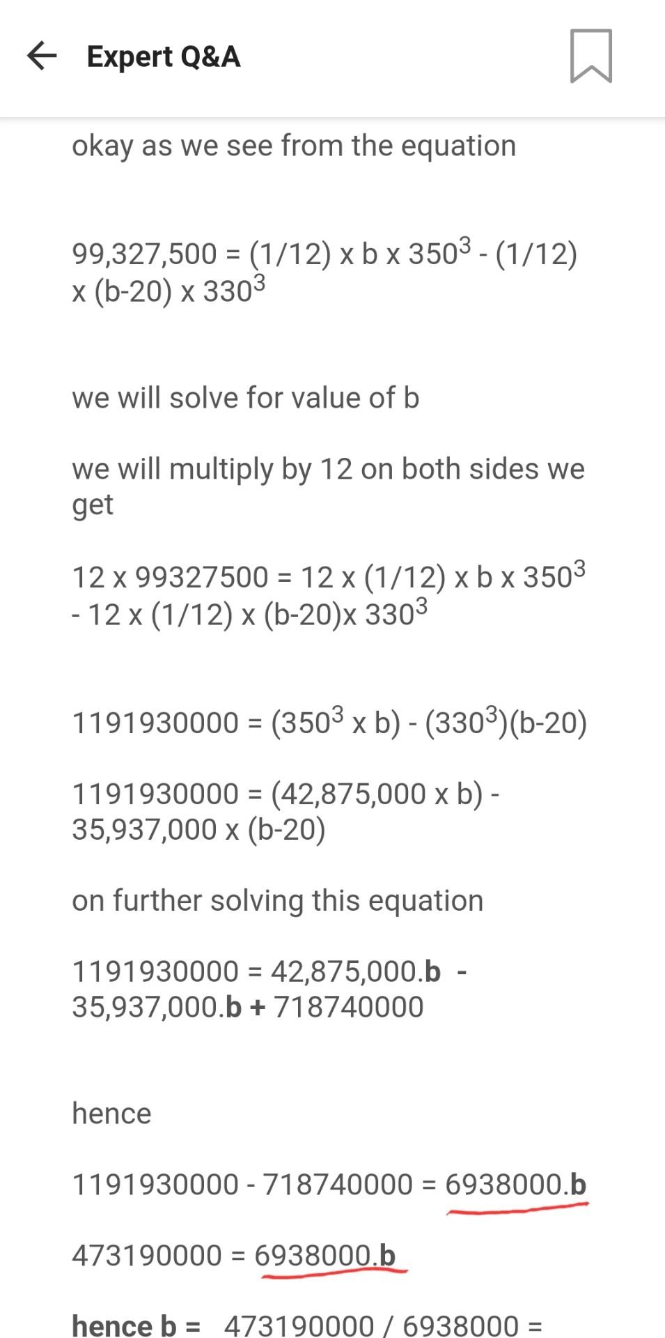 Solved how do you equate to the figure 6938000 in this | Chegg.com