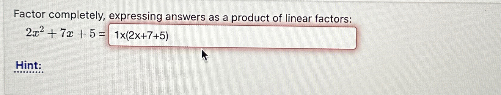 Solved Factor completely, expressing answers as a product of | Chegg.com