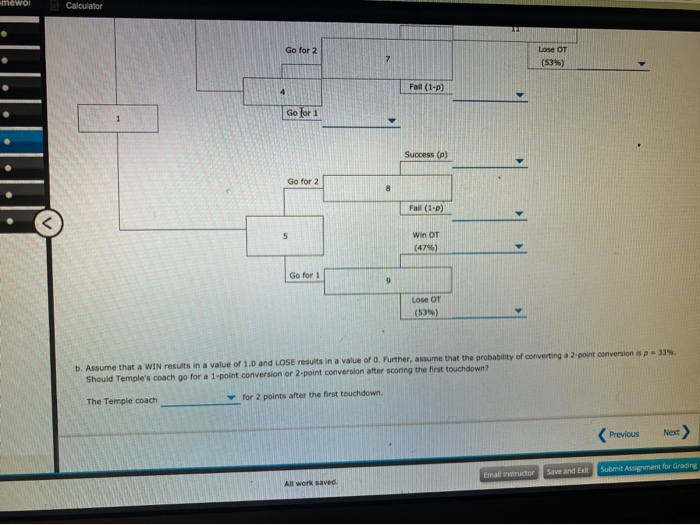 Problem 4-05 (Algorithmic) In American football, | Chegg.com