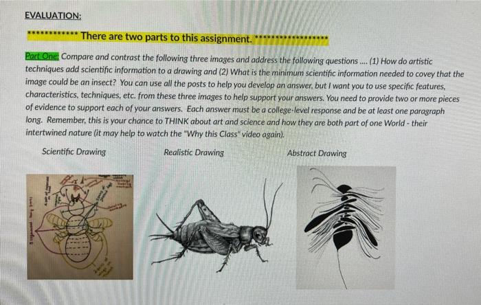 Solved There are two parts to this assignment. Part One | Chegg.com