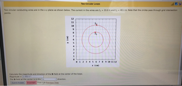 Solved Two Circular Loops 4 H Two circular conducting wires | Chegg.com