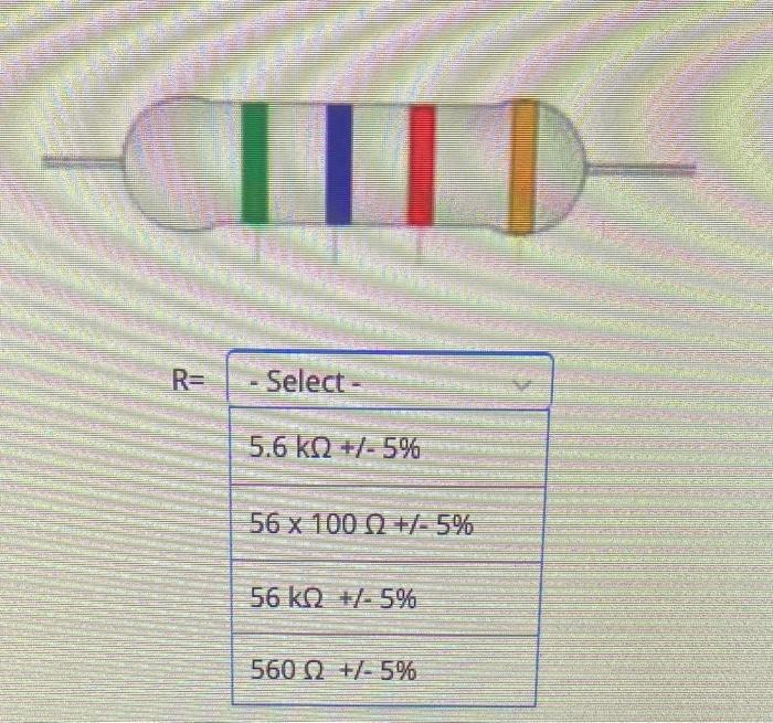Solved The value of the resistance is? | Chegg.com