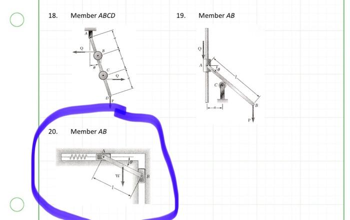 Solved Draw the FBD of the following members, showing all | Chegg.com